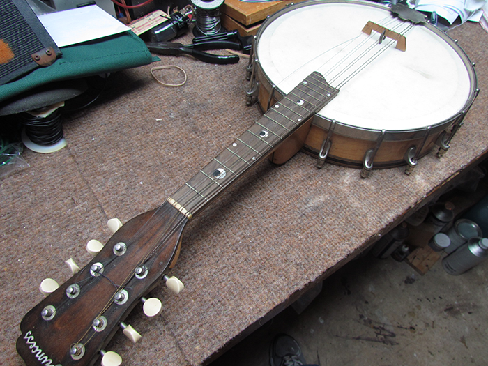 ca. 1935 'Princess' Banjo Mandolin Restoration Crawls Backward (When ...