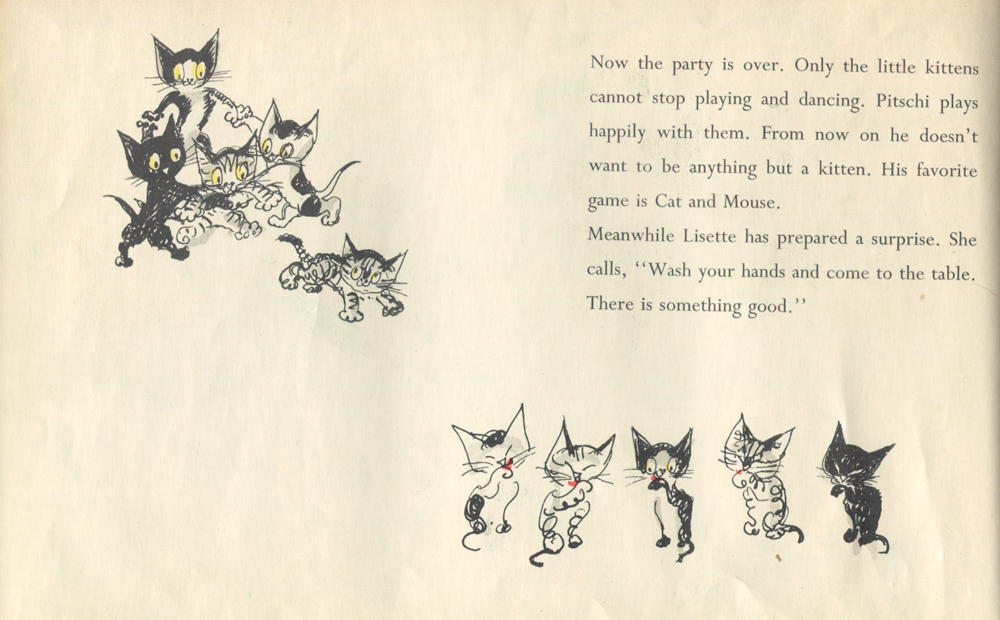 Pitschi (the kitten who always wanted to be something else. A sad story ...