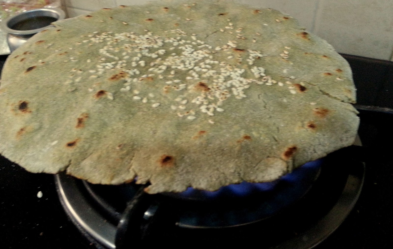 Annapurna: Bajrichi Bhakri / Bajra Roti / Pearl Millet Flat Bread ...