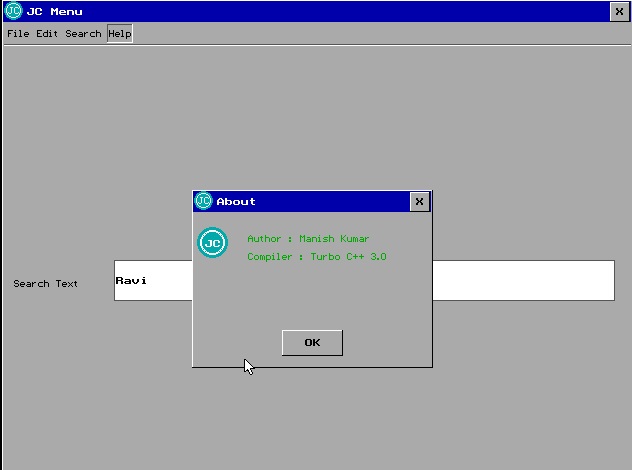 TurboGUI : Turbo C++ - JustdoCodings