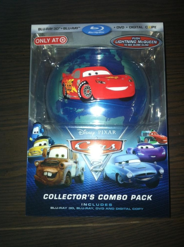Blu-ray & DVD Exclusives: Cars 2: Target Exclusive Light-up Globe (3D-BD)