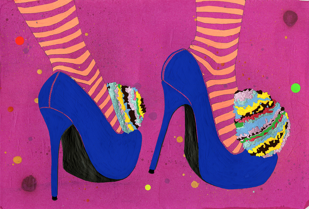 Pinzellades al món: Caminem per la ciutat amb sabates estiloses: il ...