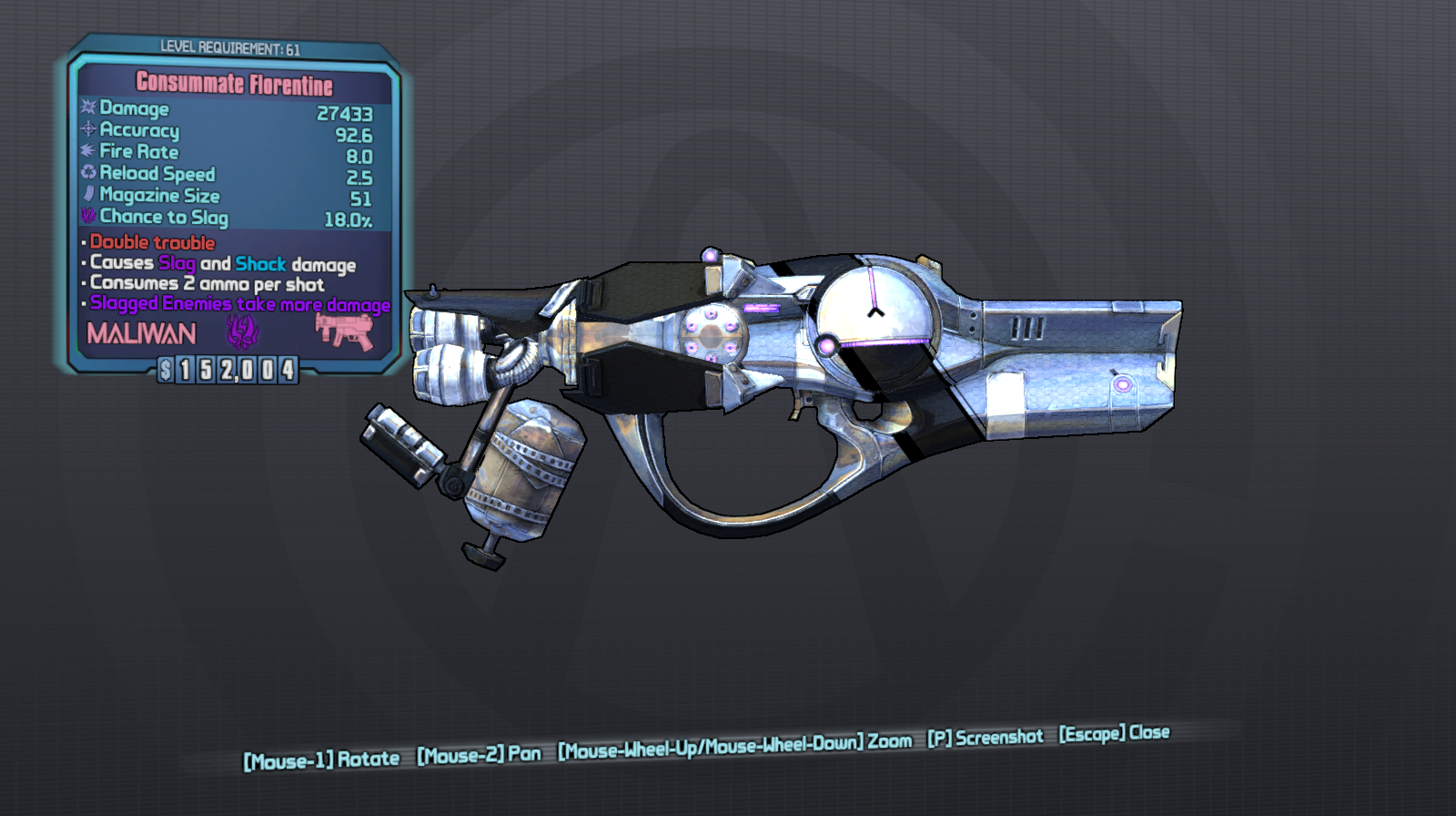 Borderlands 2 Looter's Guide.: Florentine: Borderlands 2 Seraph Weapons ...