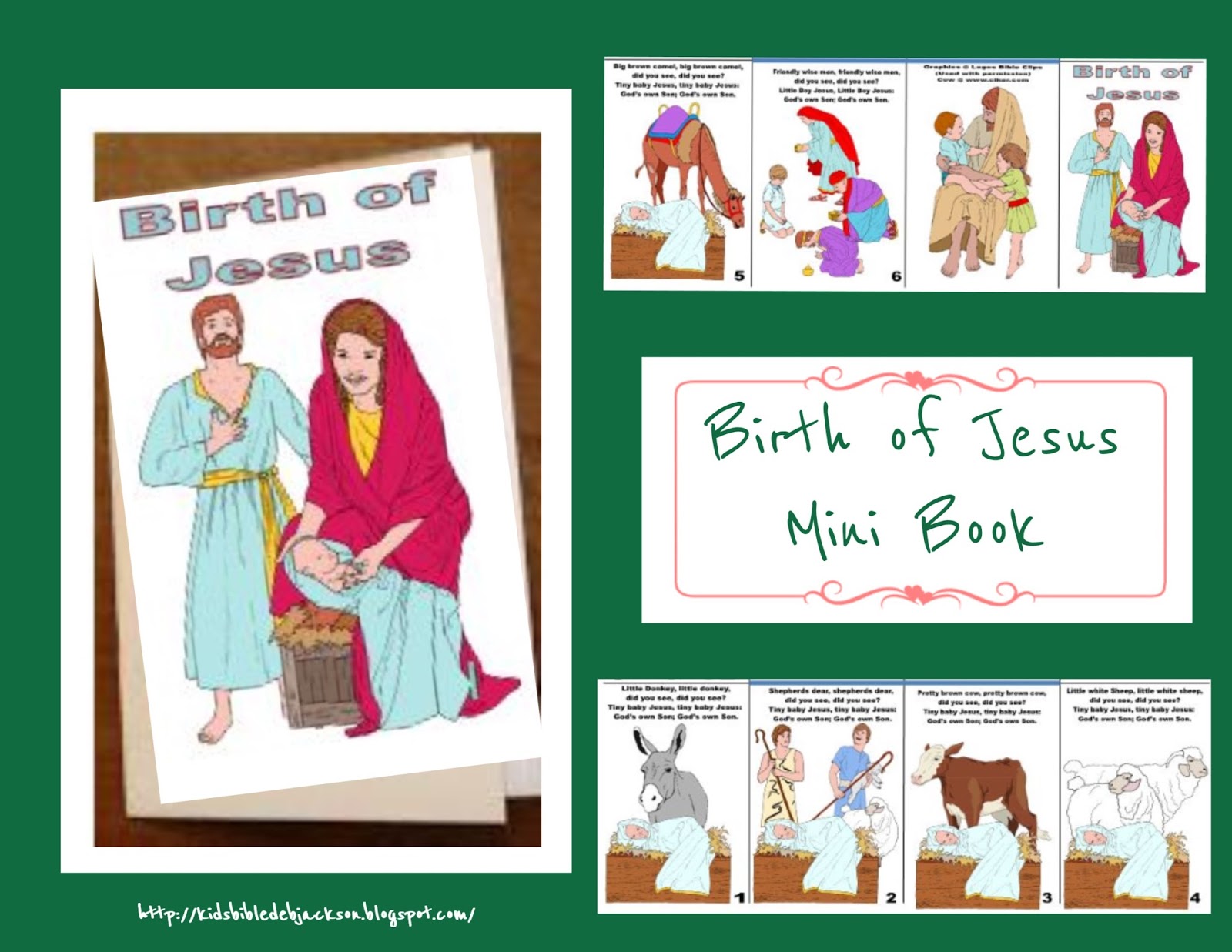 Tiny Baby Jesus Flip Chart, Song & More | Bible Fun For Kids