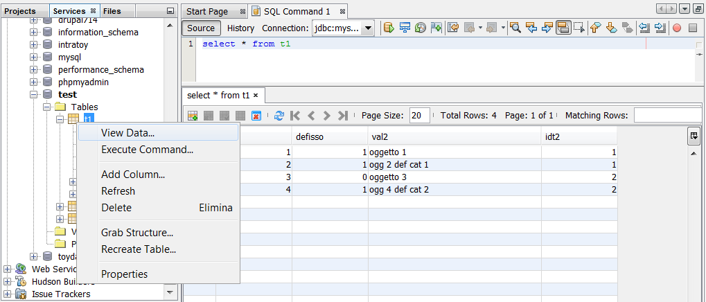 Lavori e Lavoretti: NetBeans & MySQL: Collegare NetBeans a MySQL