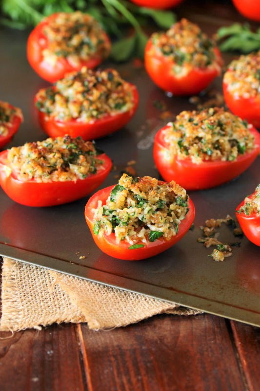 Parmesan Broiled Tomatoes | The Kitchen is My Playground