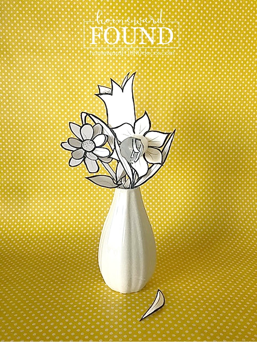 pop art paper posies! homeward found decor
