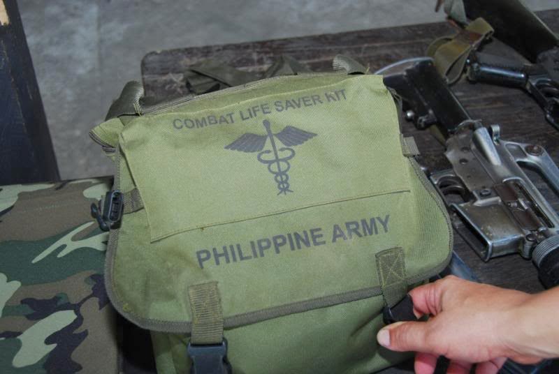 Webbingbabel: Philippine Army Combat Life Saver Kit Bag Webbingbabel: Philippine Army Combat Life Saver Kit Bag