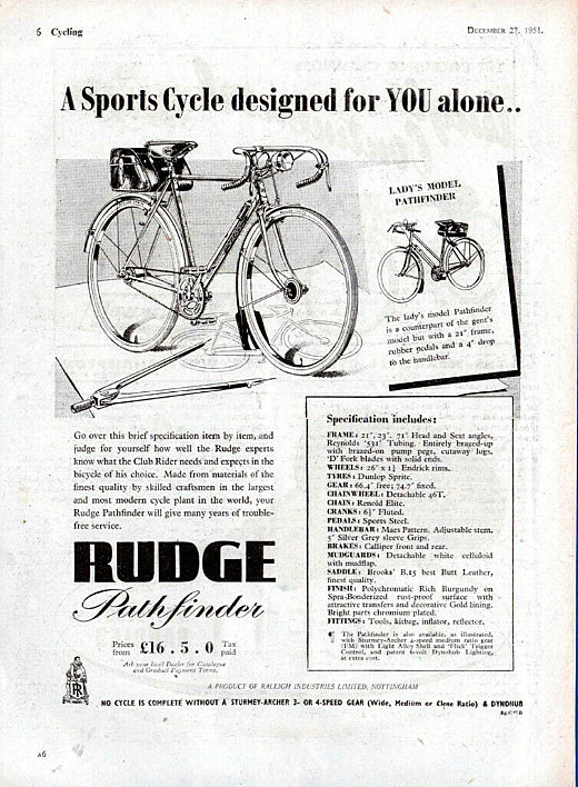 ON THE DROPS: Raleigh Lentons: 1948-1960