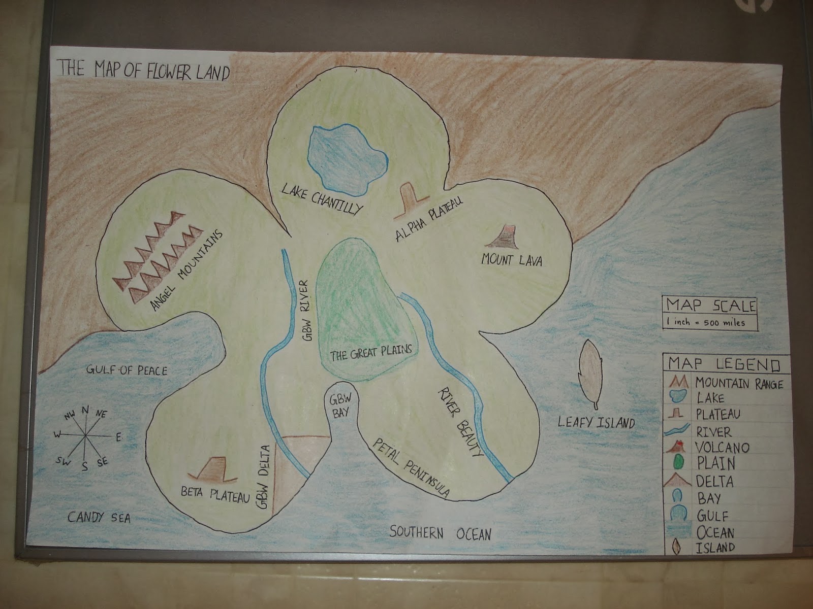 My Little Things......: My Imaginary Map.........