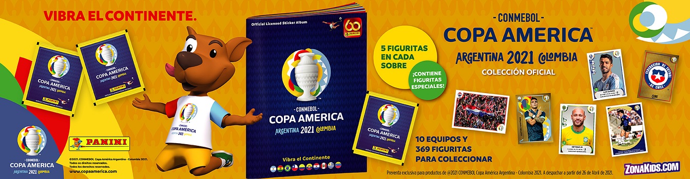 Colección Conmebol Copa América 2021 Datos Fotos Panini ~ ONE WOMAN ...