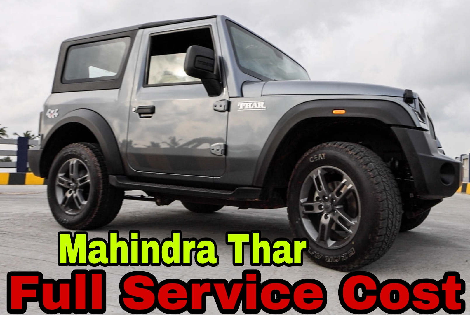 Mahindra Thar Service Maintenance Cost And Service Schedule