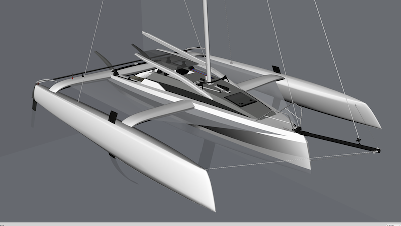Trimaran Projects and Multihull News: Tony Grainger designed Rocket 25 ...
