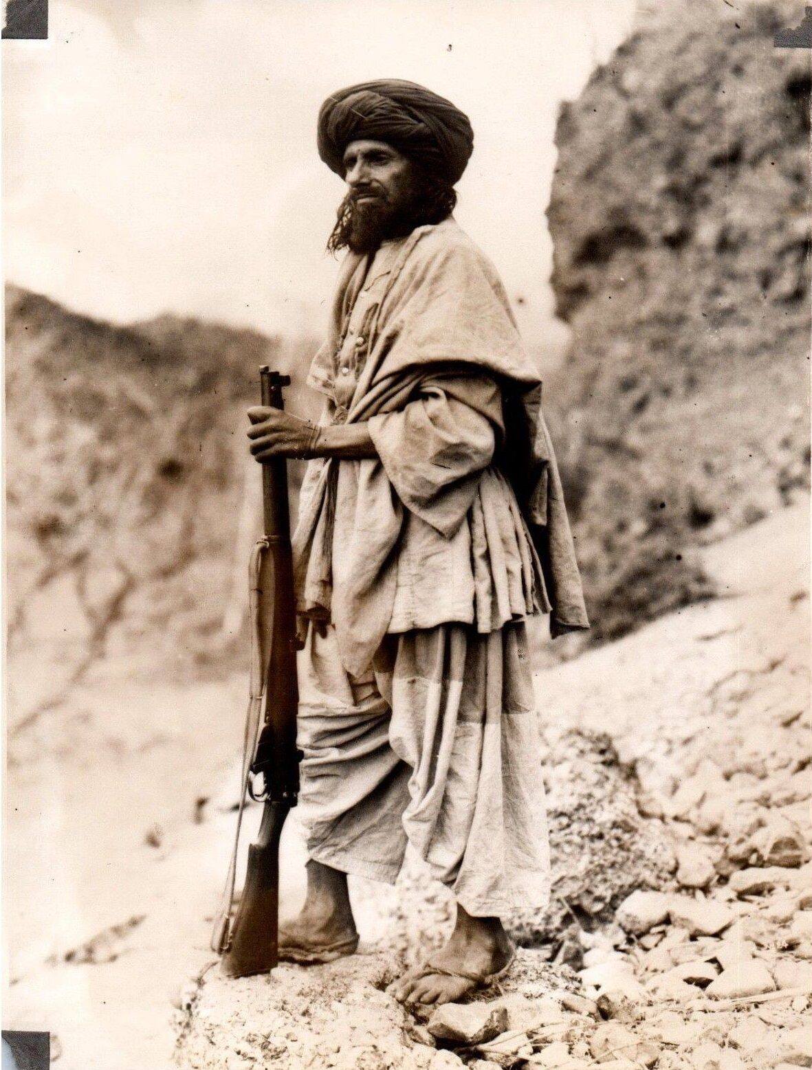 History of Pashtuns: A Mahsud, Waziristan, circa 1890-1910