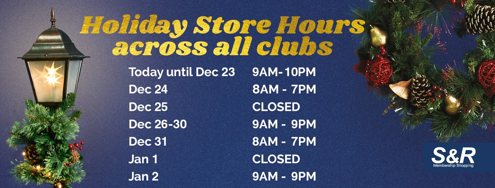 Manila Shopper: Holiday 2019 Schedule of Malls, Department Stores ...