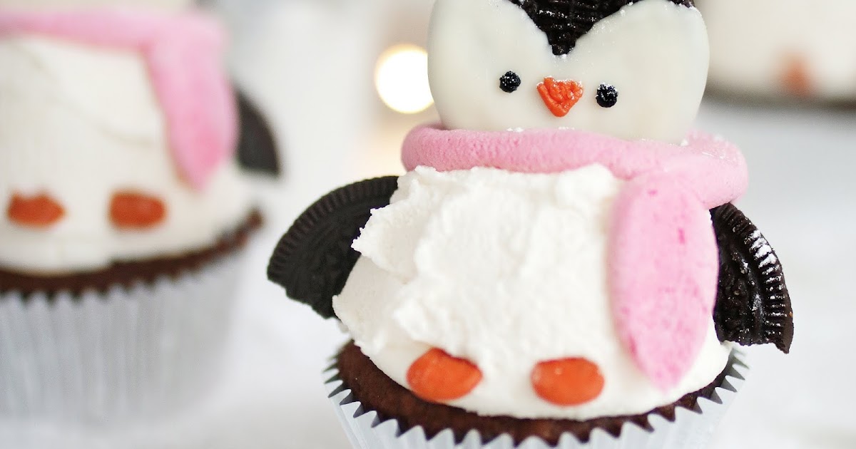 Chocolate penguin cupcakes recipe | The Little Blog Of Vegan