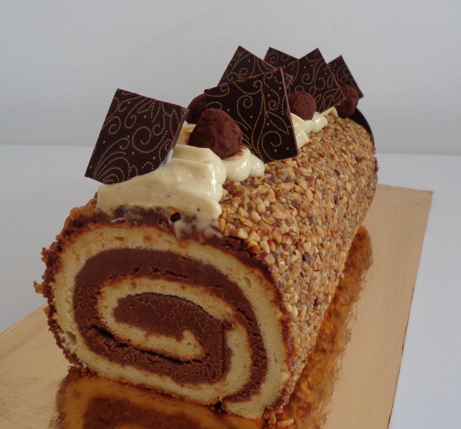 MiniCuisine: Bûche 2016 : chocolat noisette