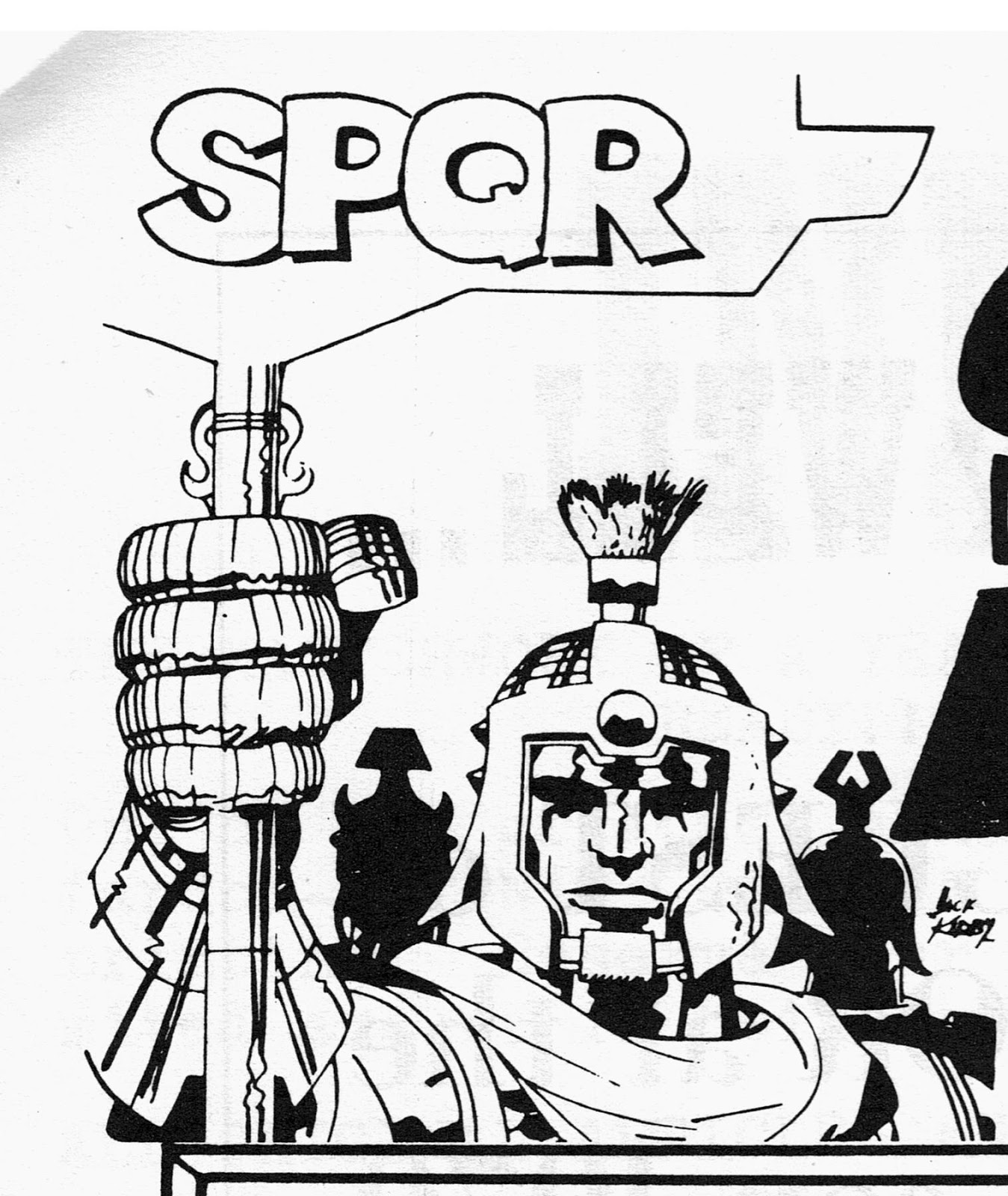 Cap'n's Comics: Julius Caesar Poster by Jack Kirby