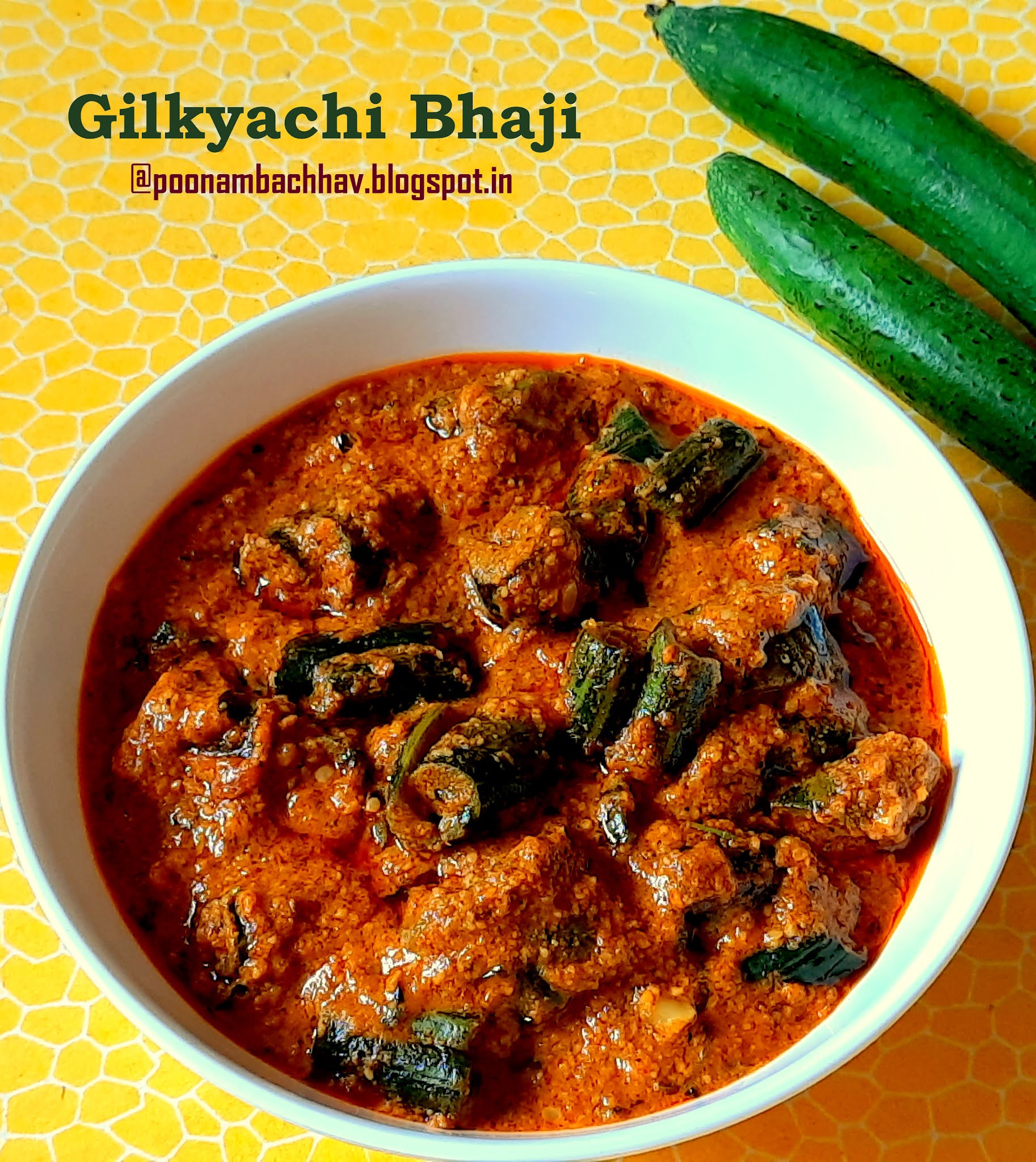 Annapurna: Gilkyachi Bhaji/ Maharashtrian Style Stuffed Sponge Gourd Curry