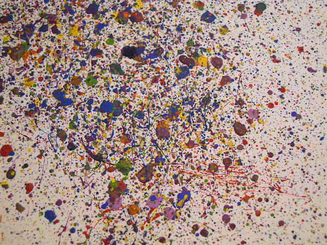 An Elephant a Day: Elephant No. 36: Spatter Painting