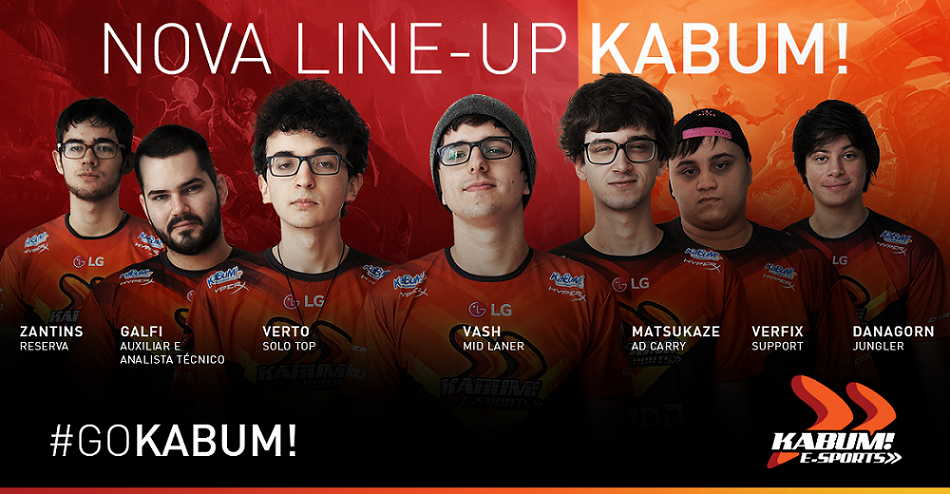KaBuM! e-Sports tem nova parceria e line-up rumo ao CBLOL - GameBlast