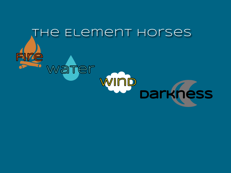 Addi's Epic Blog: Element Horses