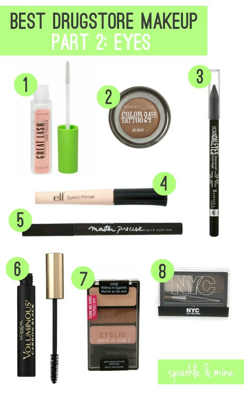 Sparkle And Mine The Best Drugstore Makeup Ever Part 2 Eyes