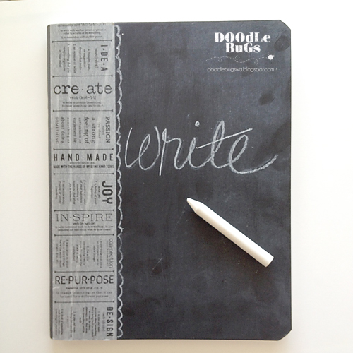 Doodlebugs: Chalkboard Notebook