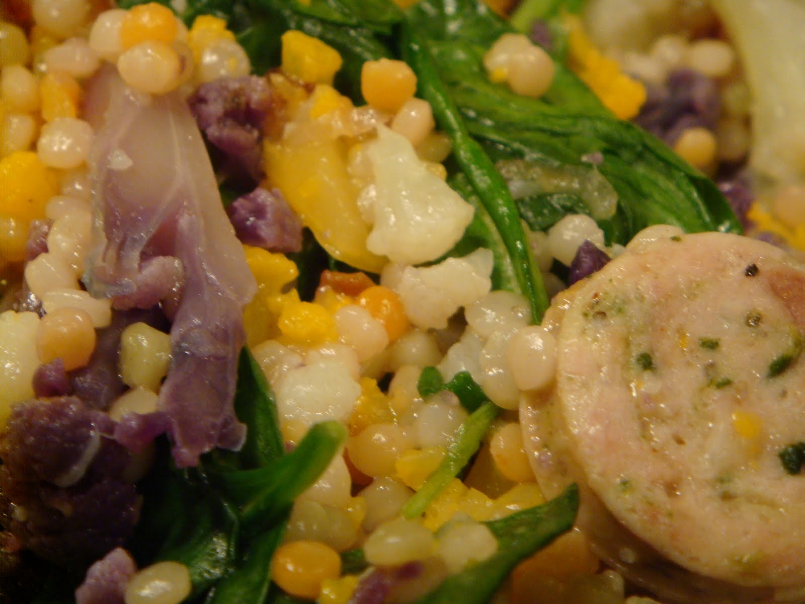 Delicious Dishings: Tri-Color Cauliflower And Couscous
