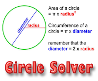 Circle Solver - গণিতের সূত্র | (Formulas of Mathematics)