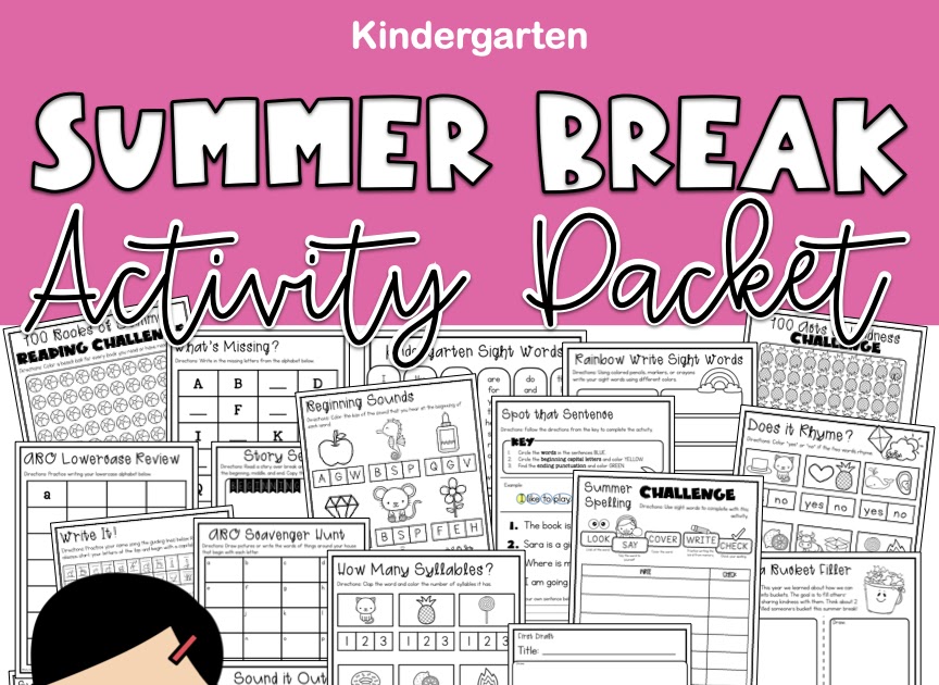 Summer Break Activity Packet + 1st Grade Prep! | Little Fox Teaching