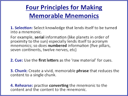 Mnemonic - know it all