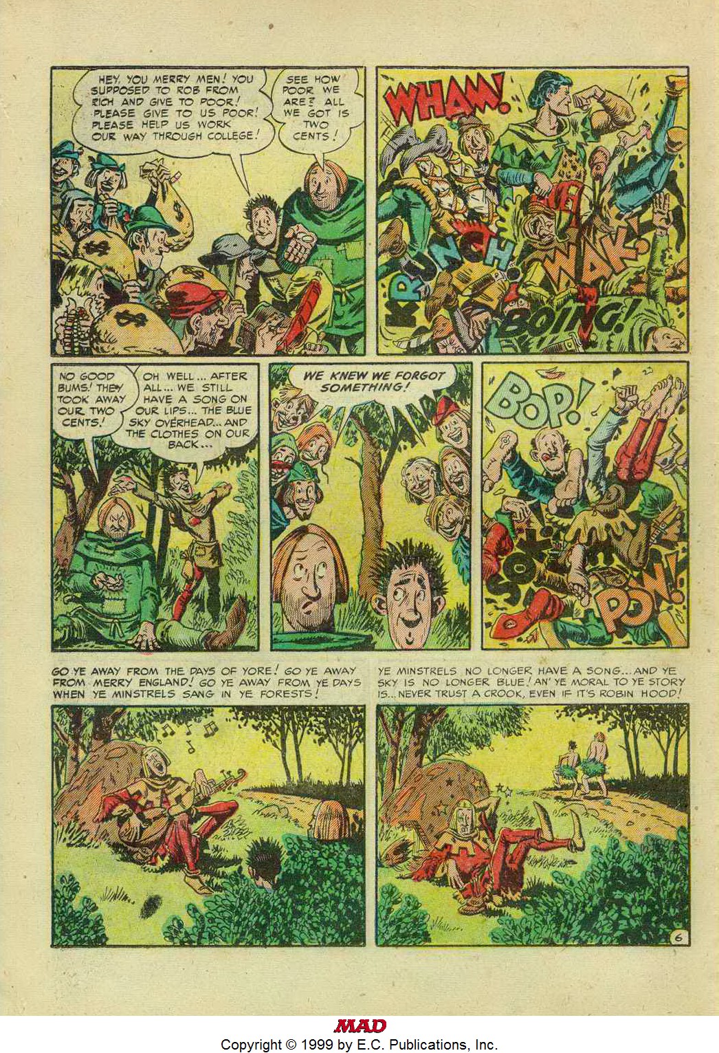 Chicken Fat: SUNDAY FUNNIES!! MAD's Robin Hood