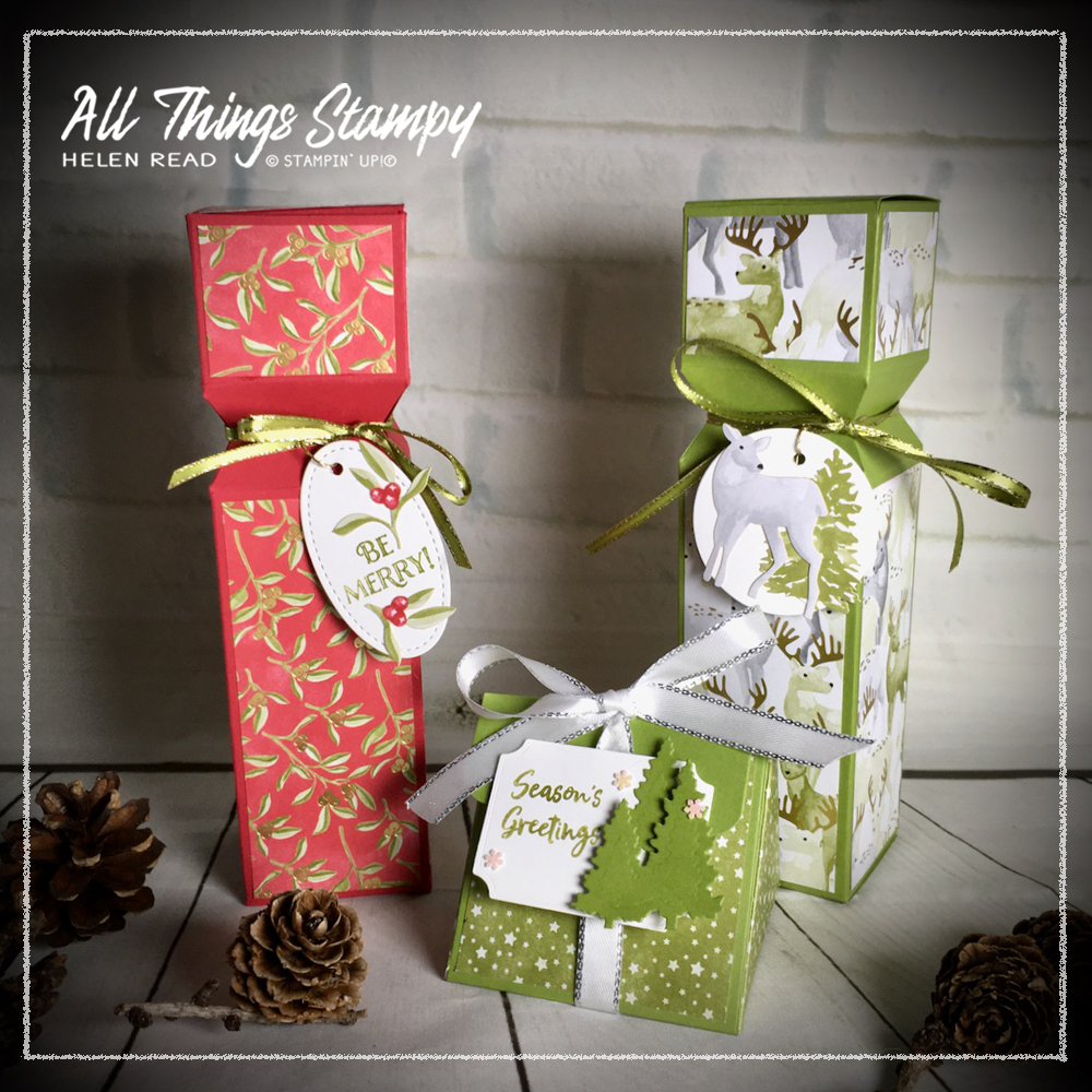 All Things Stampy: Free tutorials: Half-cracker gift box and triangle ...