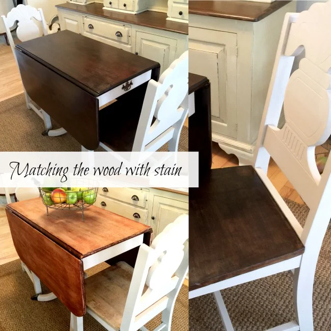 How to Match the Wood on a Table Set Using Stain