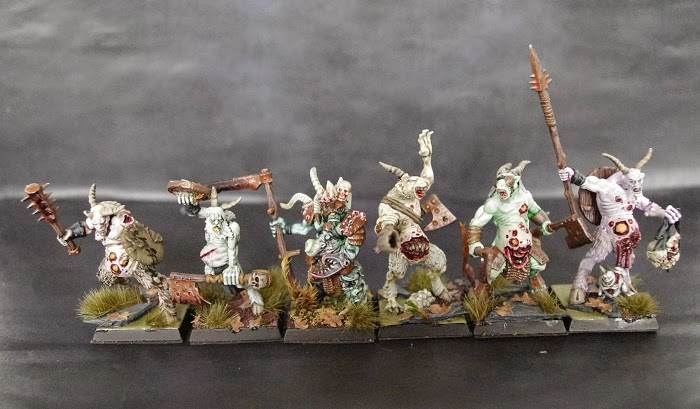 The Lost and the Very Damned: Retinue Table: D6 Beastmen of Nurgle