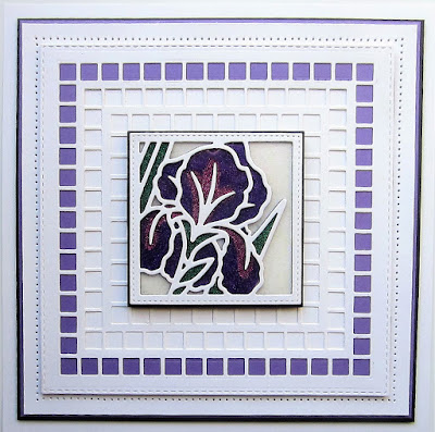 PartiCraft (Participate In Craft): Iris Flower Square