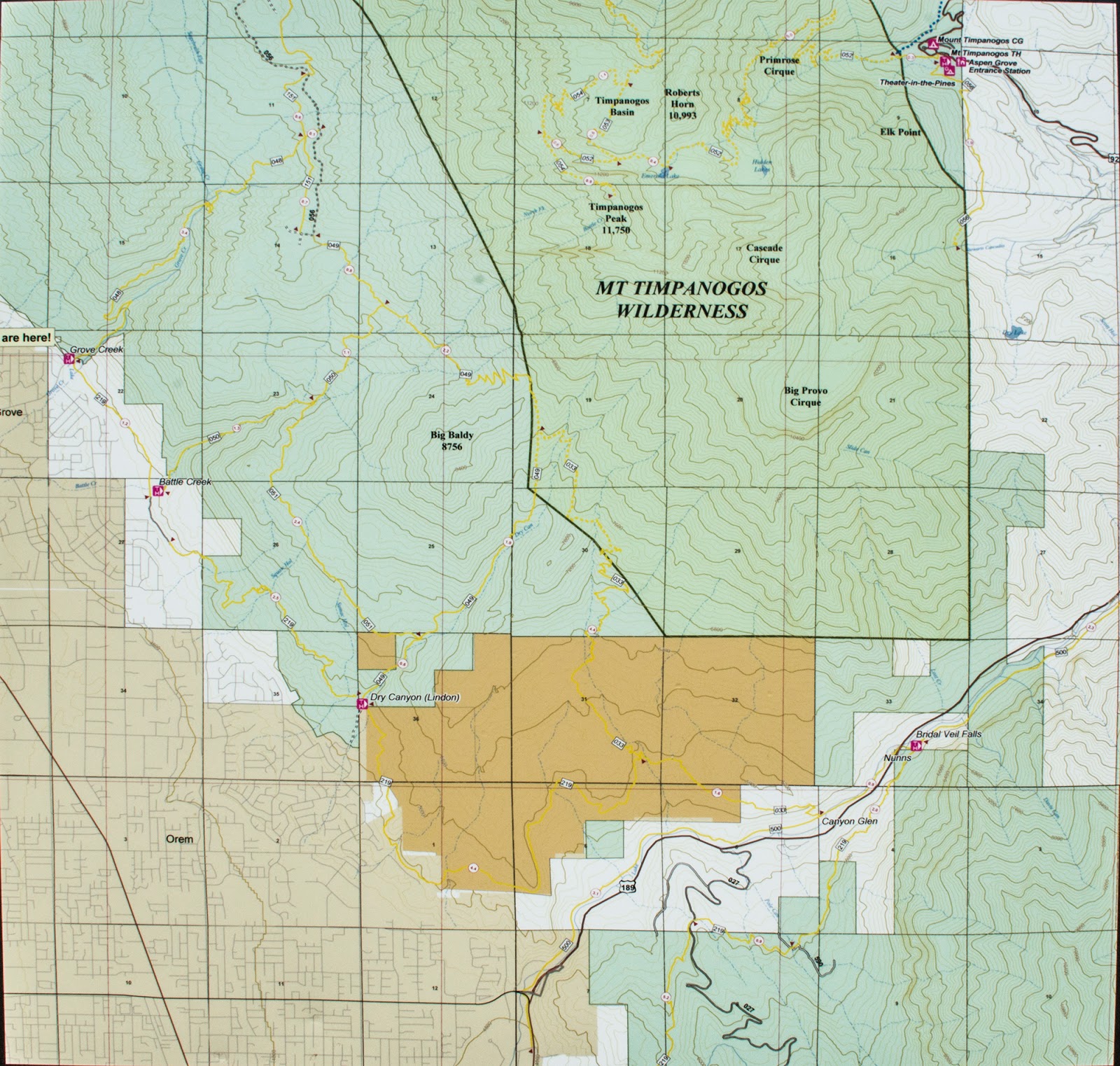 Trails Trekker: Grove Creek Trail to Great Western/Timpanogos Perimeter ...