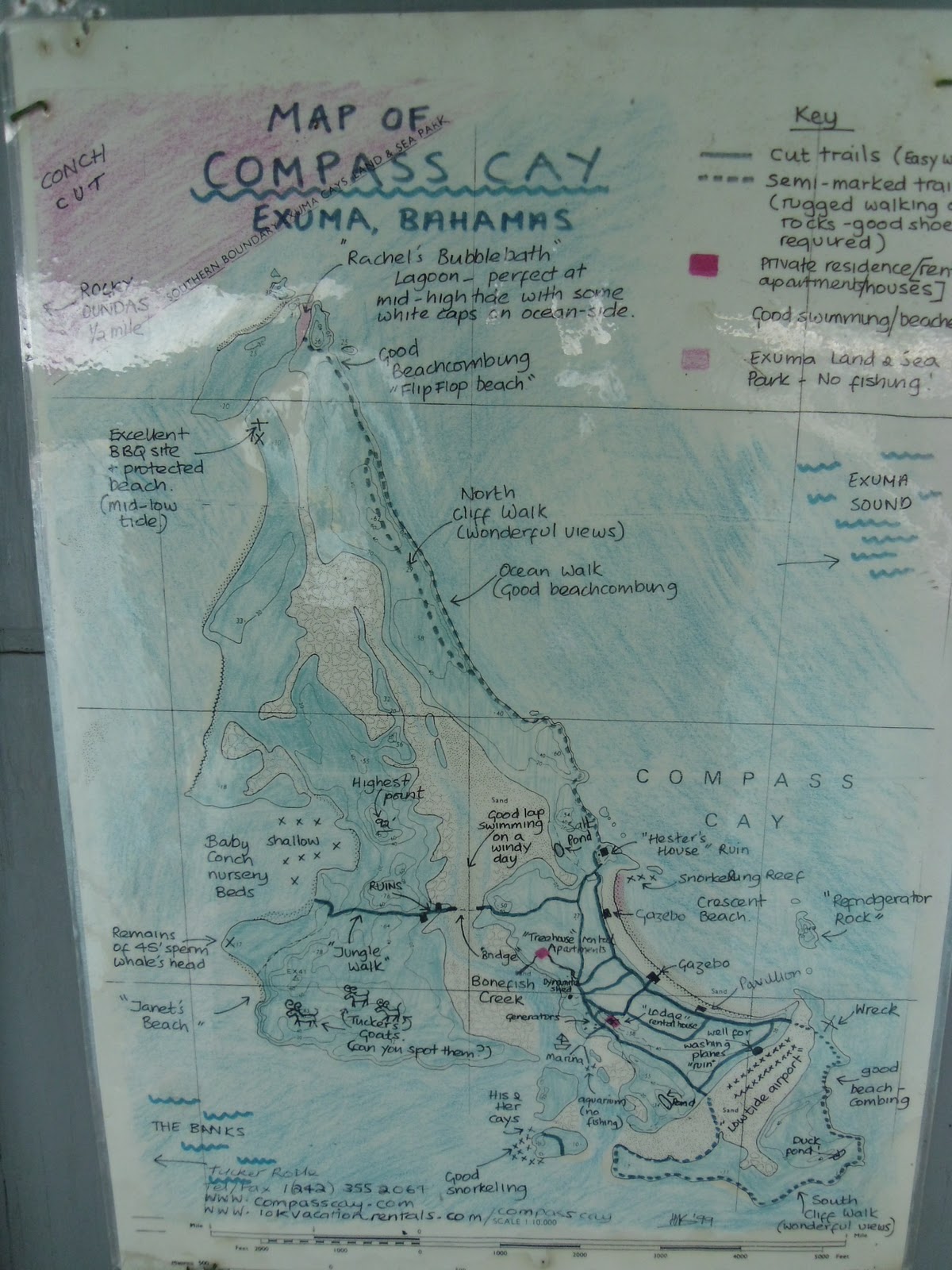 The Querrey's QUEST: A WINDY DAY ON COMPASS CAY