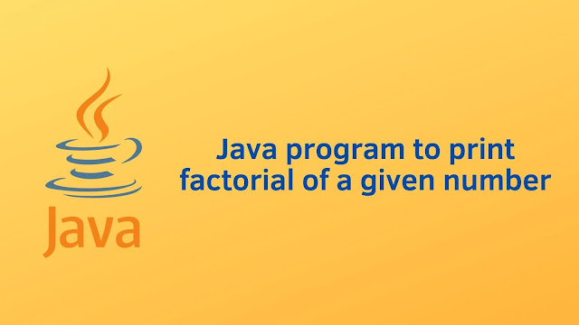 Java program to print factorial using recursion