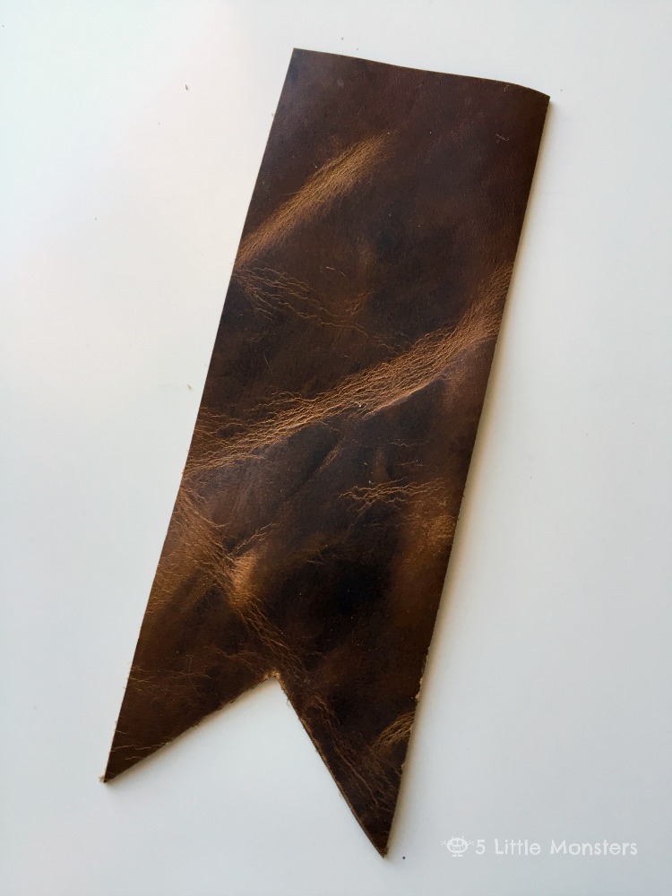 5 Little Monsters: Kids Crafts- Leather Bookmarks