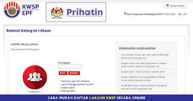 Cara Mudah Daftar I-Akaun KWSP Melalui ONLINE | KERJAKINI