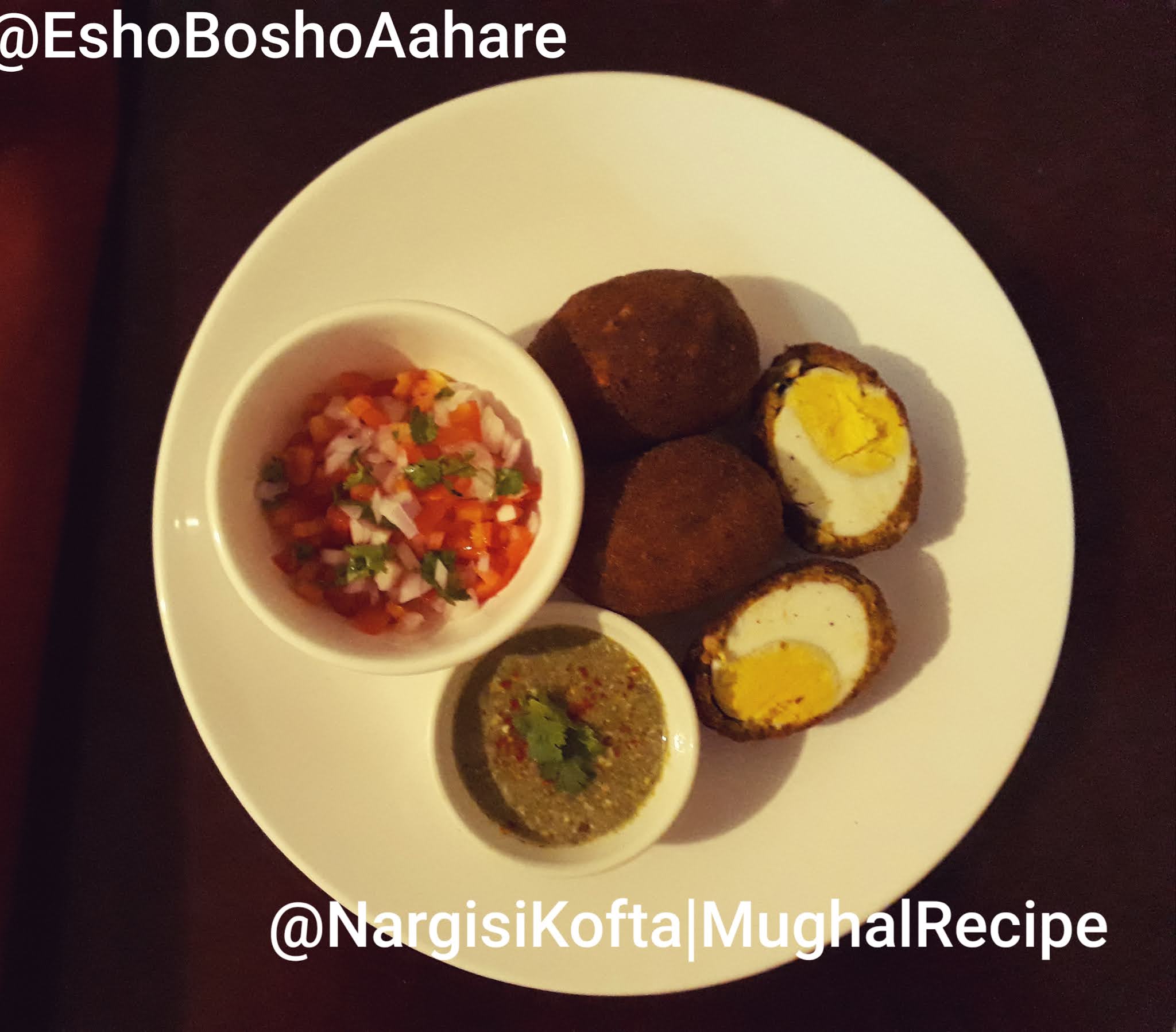 Nargisi Kofta | Mughlai Dish - Esho Bosho Aahare