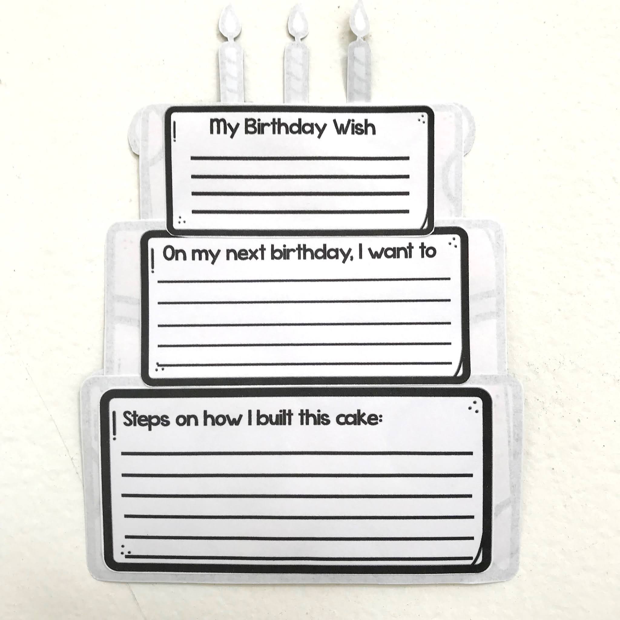 Build A Cake Craftivity in the classroom | The Viral Teacher