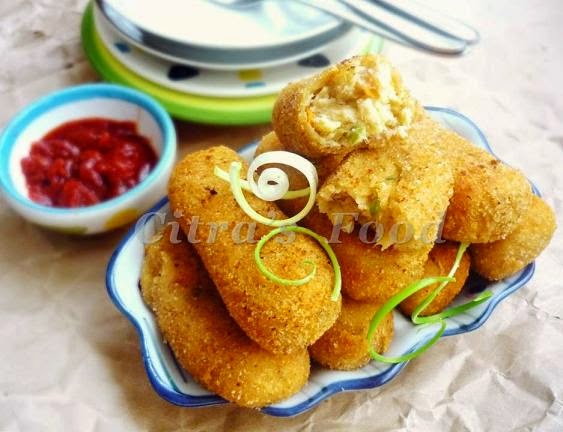 Citra's Home Diary: Kroket Tuna / Tuna Potato croquette