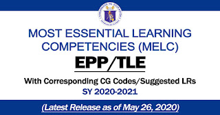 Most Essential Learning Competencies in EPP/TLE - Guro Tayo
