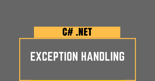How is Exception Handling implemented in C#?