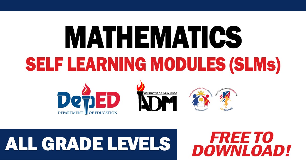 MATHEMATICS (SLMs) Free Download - DepEd Click