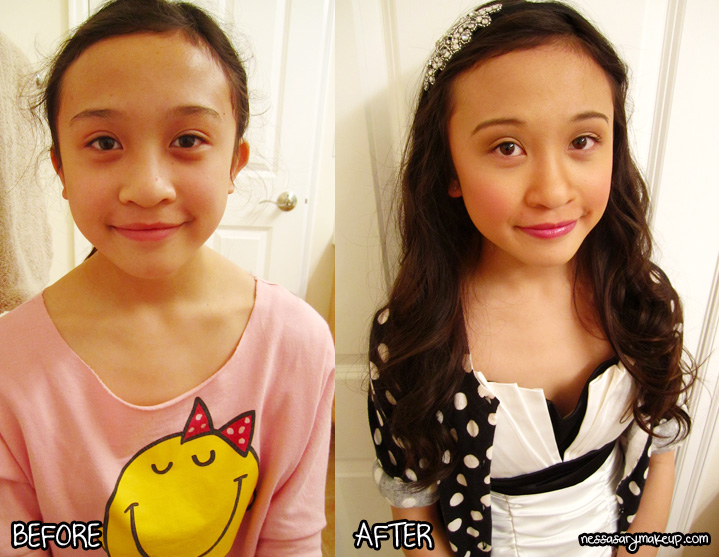 NessasaryMakeup: BEFORE & AFTER (Megan's Graduation FOTD)