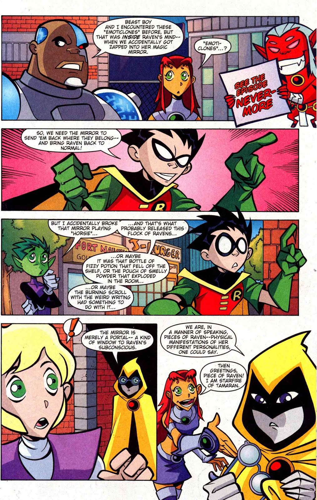 Teen Titans Go Comic Book Series Teen Titans Go Issue 42 Pieces Of Me